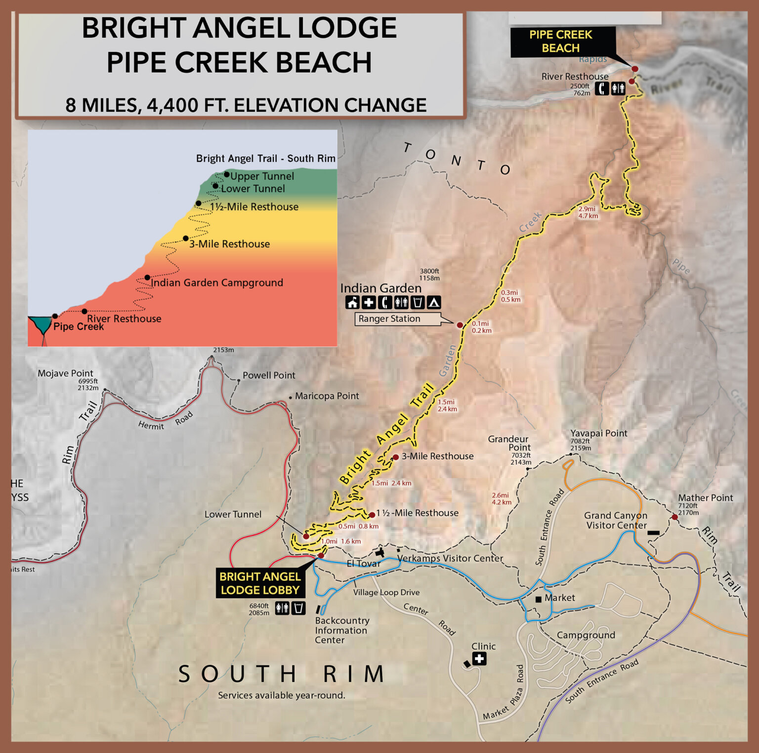 Trip Info - Upper Canyon w/ Hike Out Itinerary - Grand Canyon Whitewater